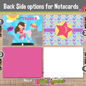 Superhero Note Cards - Set of Personalized Note Cards - 4.25” X 5.5 ...