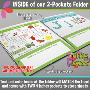 Personalized Train Folder - Personalized 2 Pockets Folder ...