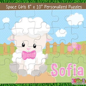 Personalized Lamb Puzzle Personalized 8 X 10 Puzzle - Etsy
