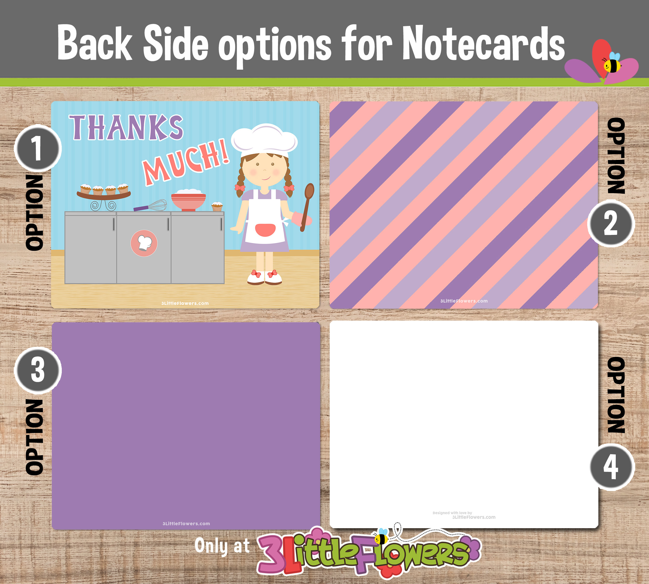 Chef Note Cards - Set of Personalized Note Cards - 4.25” X 5.5 ...