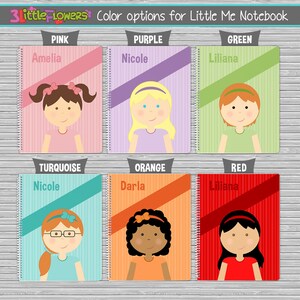 Little Me Notebook - Personalized Spiral Notebook - Personalized ...