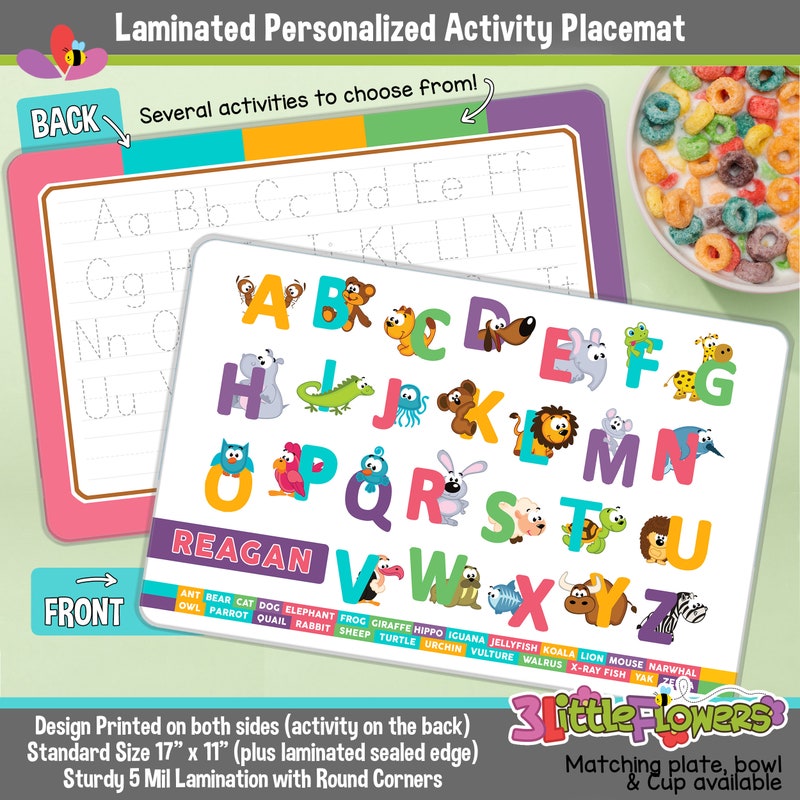 Kids Placemats - Etsy