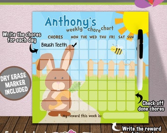 Bunny Chore Chart | Etsy