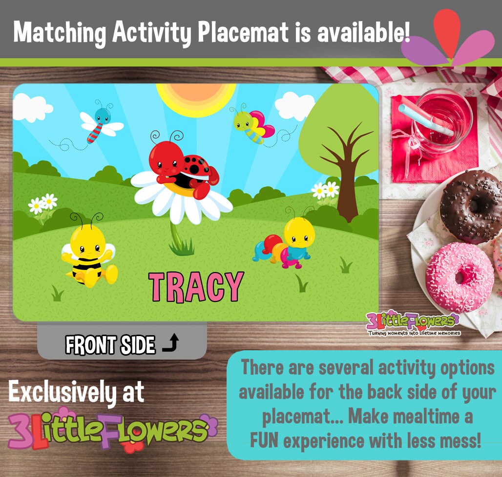 Baby Bugs Plate and Bowl Set Personalized Plastic Children - Etsy