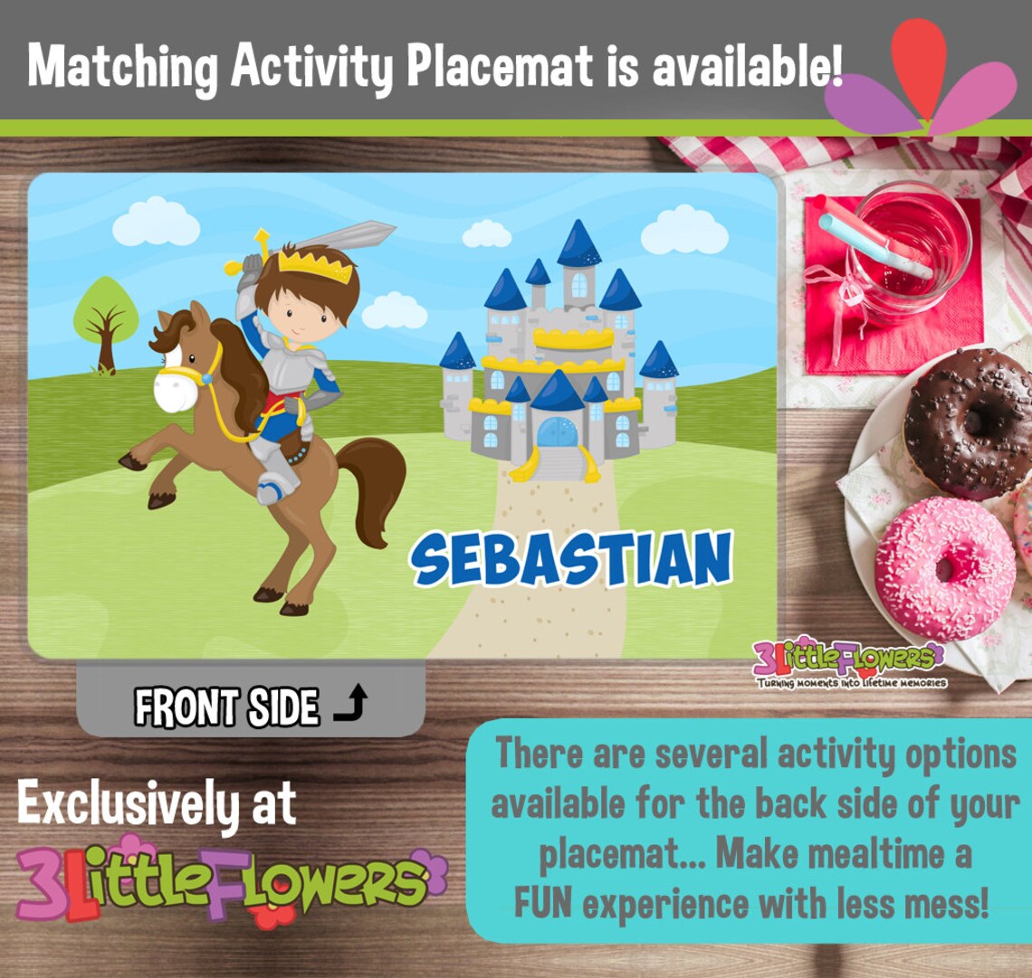 Personalized Prince Plate and Bowl Set Personalized Plastic | Etsy