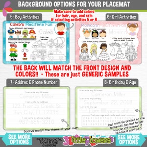 School Bus Plate and Bowl Set - Personalized Plastic Children Plate and ...