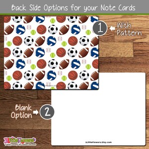 PE Teacher Note Cards - Set of Personalized Note Cards - Double-sided ...