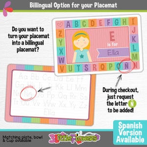 Little Me Alphabet Placemat - Personalized Placemat for Kids ...