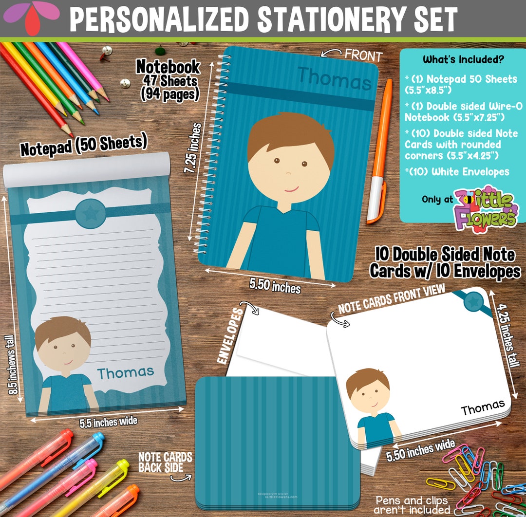 Little Me Personalized Stationery Set - Personalized Children ...