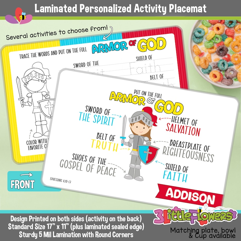 Christian Placemats - Etsy