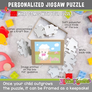 Personalized Lamb Puzzle - Personalized 8 X 10" Puzzle - Personalized ...