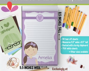 Notepad for Girls - Etsy