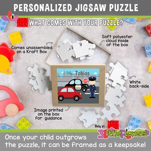 Policeman Puzzle - Personalized 8 X 10 Puzzle - Personalized Name ...
