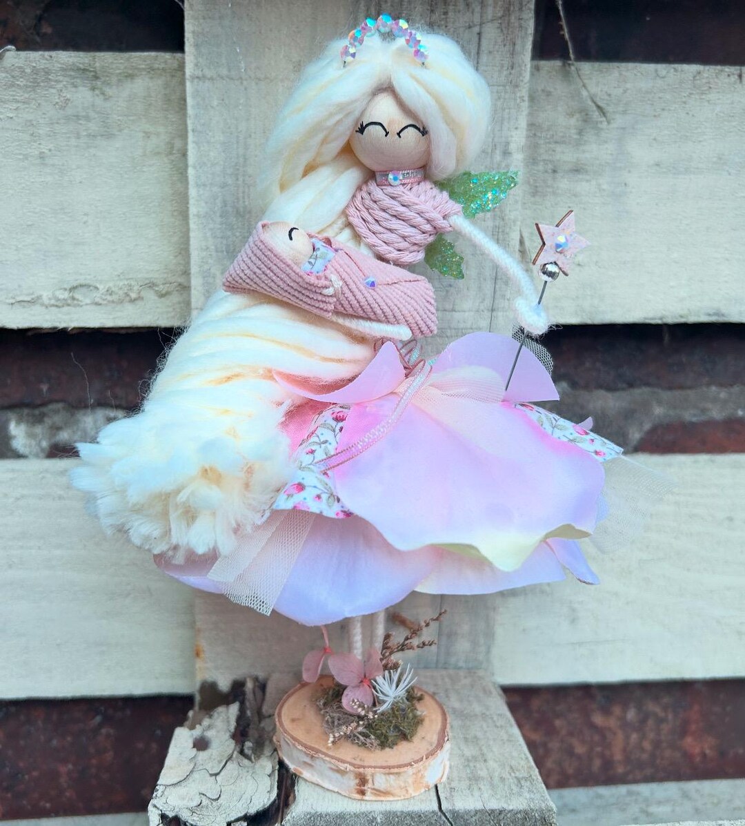 Handmade Faith the Fairy Godmother, Includes Certificate of Adoption ...