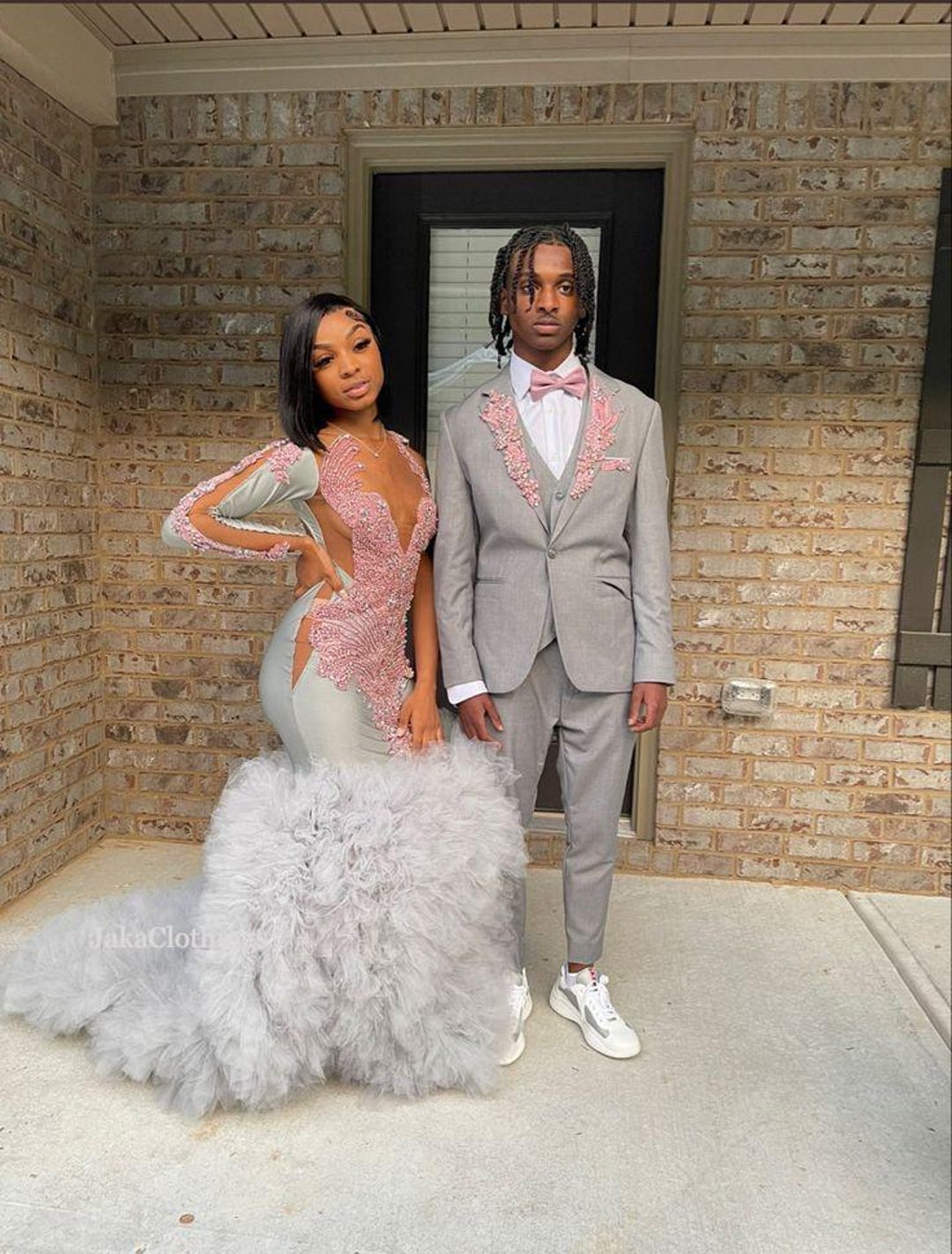 Handmade Velvet Prom Dress & Suit: Matching Couple Set - Etsy