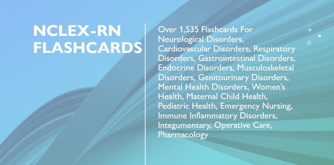 NCLEX Flashcards 1535 Total Cards Comprehensive Study Tool for NCLEX-RN ...