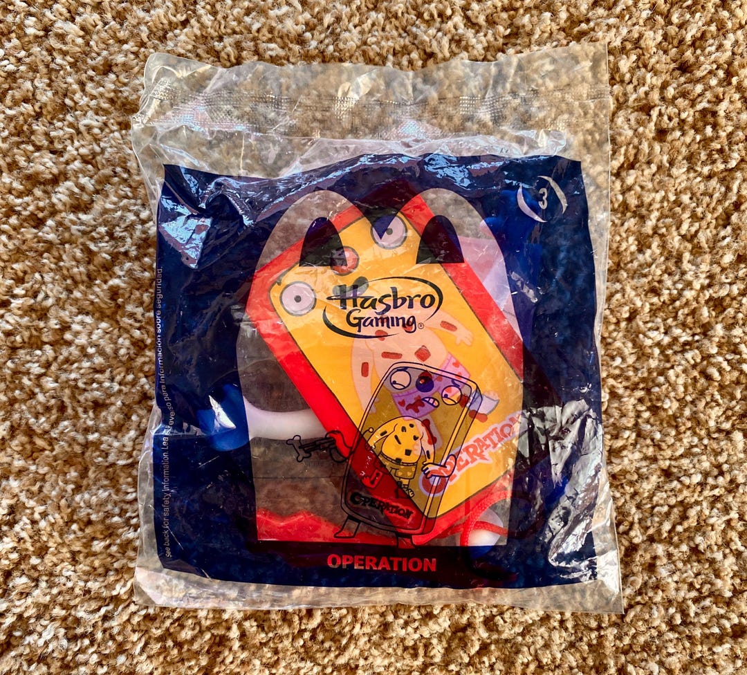 New "operation" Mini On-the-go Hasbro Game Mcdonald's Happy Meal Toy ...