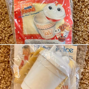 Vintage 1988 Fisher Price Mcdonald's Happy Meal Toy: Sealed Food Guy - Etsy