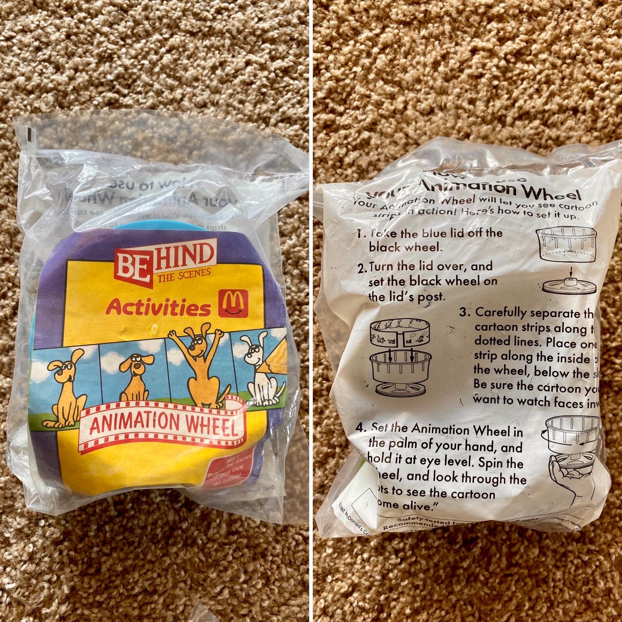Vintage (1992) "behind the Scenes Activities" Happy Meal Toy Collection ...