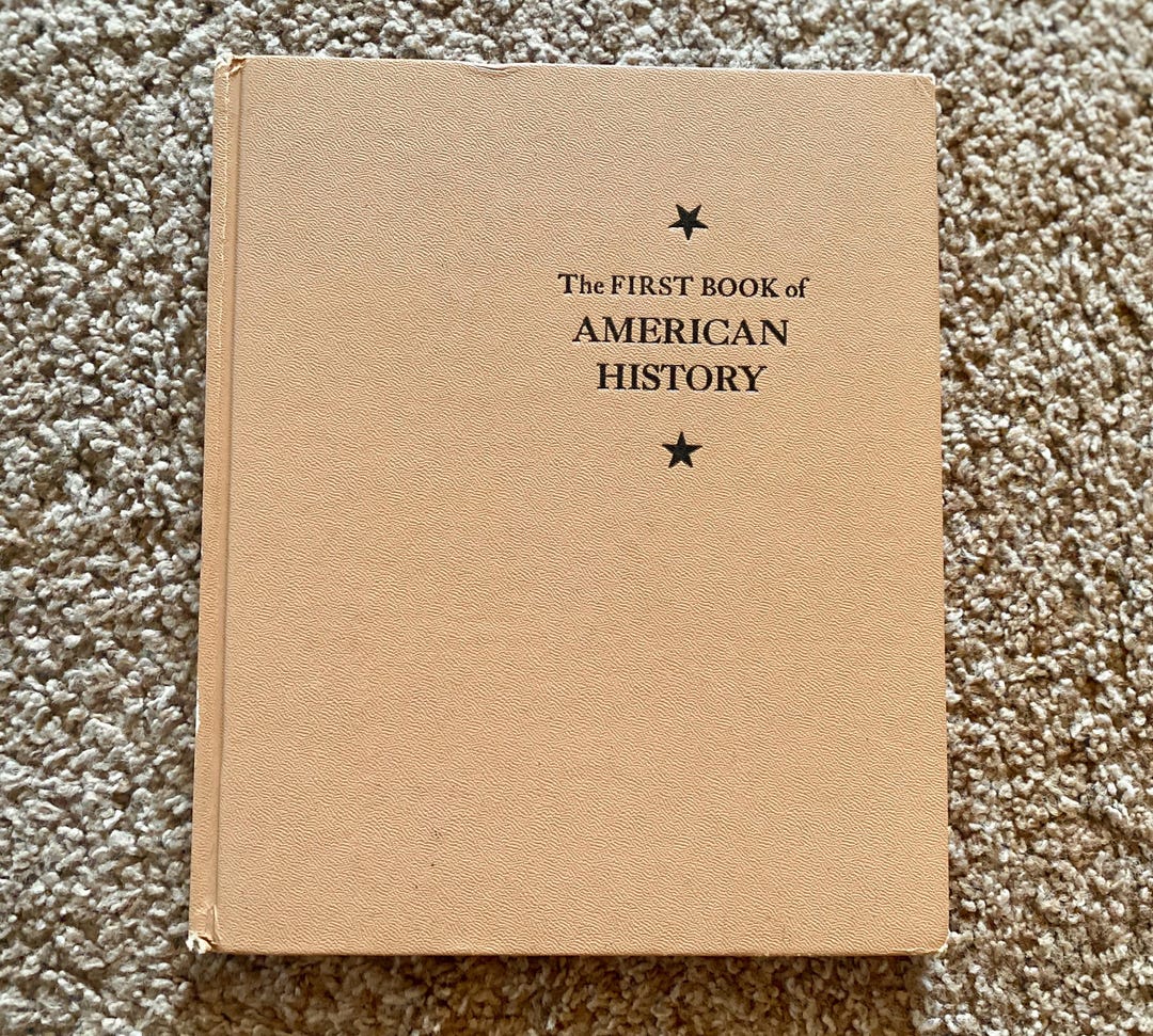 Vintage (1957) "the First Book of American History" Hardcover ...