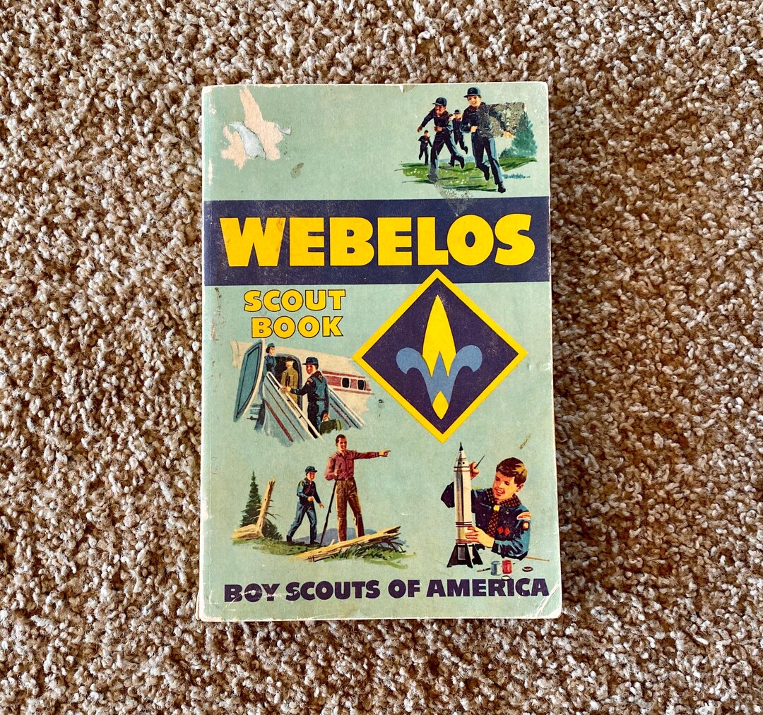 Vintage (1973) "webelos Scout Book" Boy Scouts of America Paperback ...