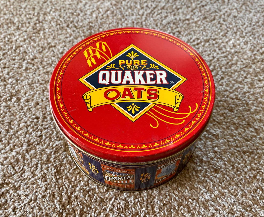 Vintage (1983) Quaker Oats Rolled Oats Limited Edition Metal Tin ...