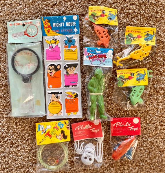 Vintage 60s 70s Dime Store Novelty Toys Retro Toys You Choose sealed Etsy