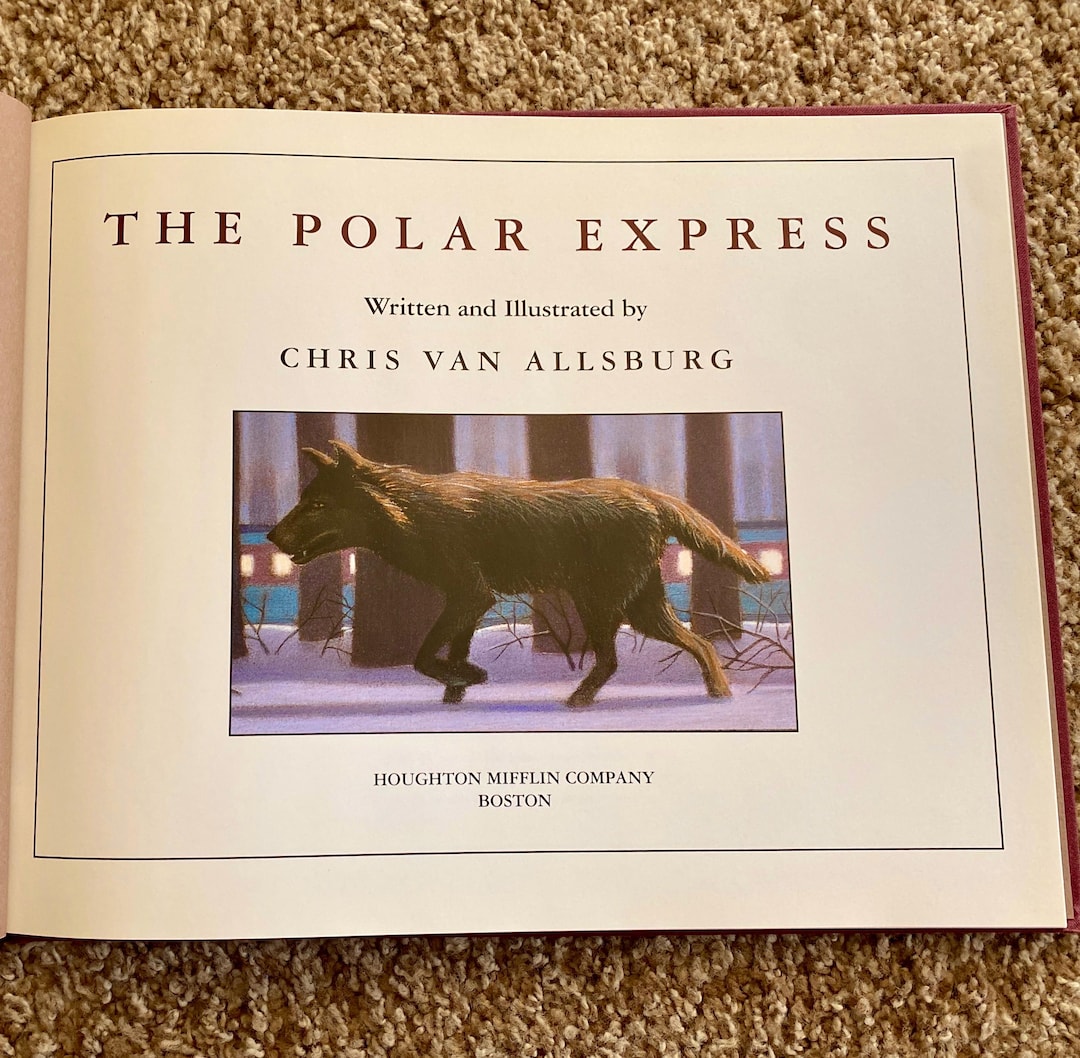 Rare Vintage 1985 the Polar Express First Edition Hardcover Christmas ...