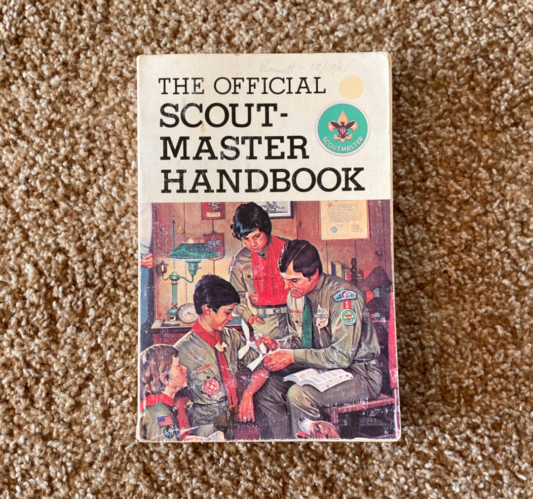 Vintage (1981) "the Official Scout-master Handbook" Paperback Book ...