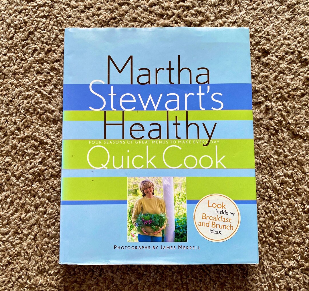 Vintage (1997) Martha Stewart's "healthy Quick Cook" Hardcover Cook ...
