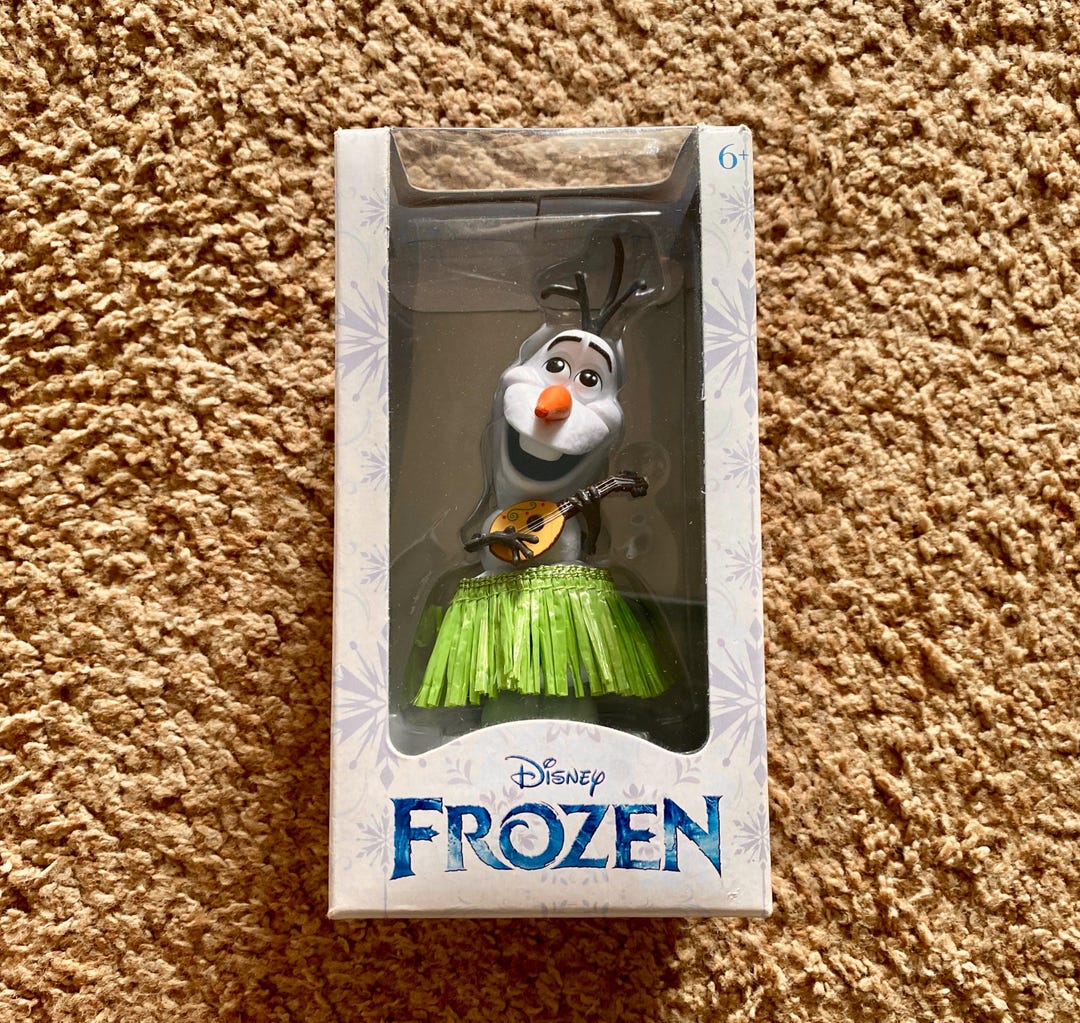 Disney's Frozen olaf Hawaiian Bobble Head Dancing Toy Figurine in Hula ...