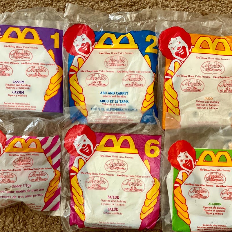 Aladdin Mcdonalds Toy - Etsy
