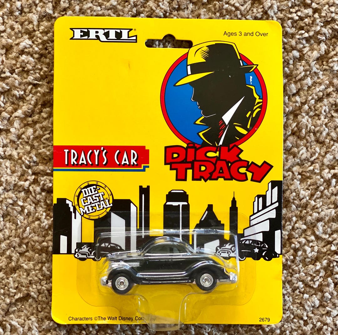 Vintage 1990 Dick Tracy Die-cast Metal tracy's Car Collectible Toy ...