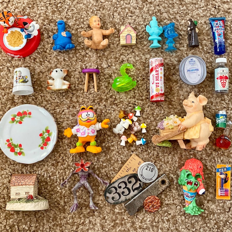 Vintage Mini Shelf Decor - Etsy