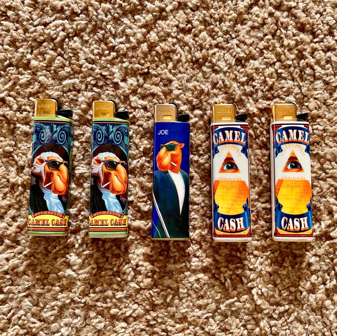 Vintage (1990s) Camel Disposable Cigarette Collectible Lighters | "joe ...