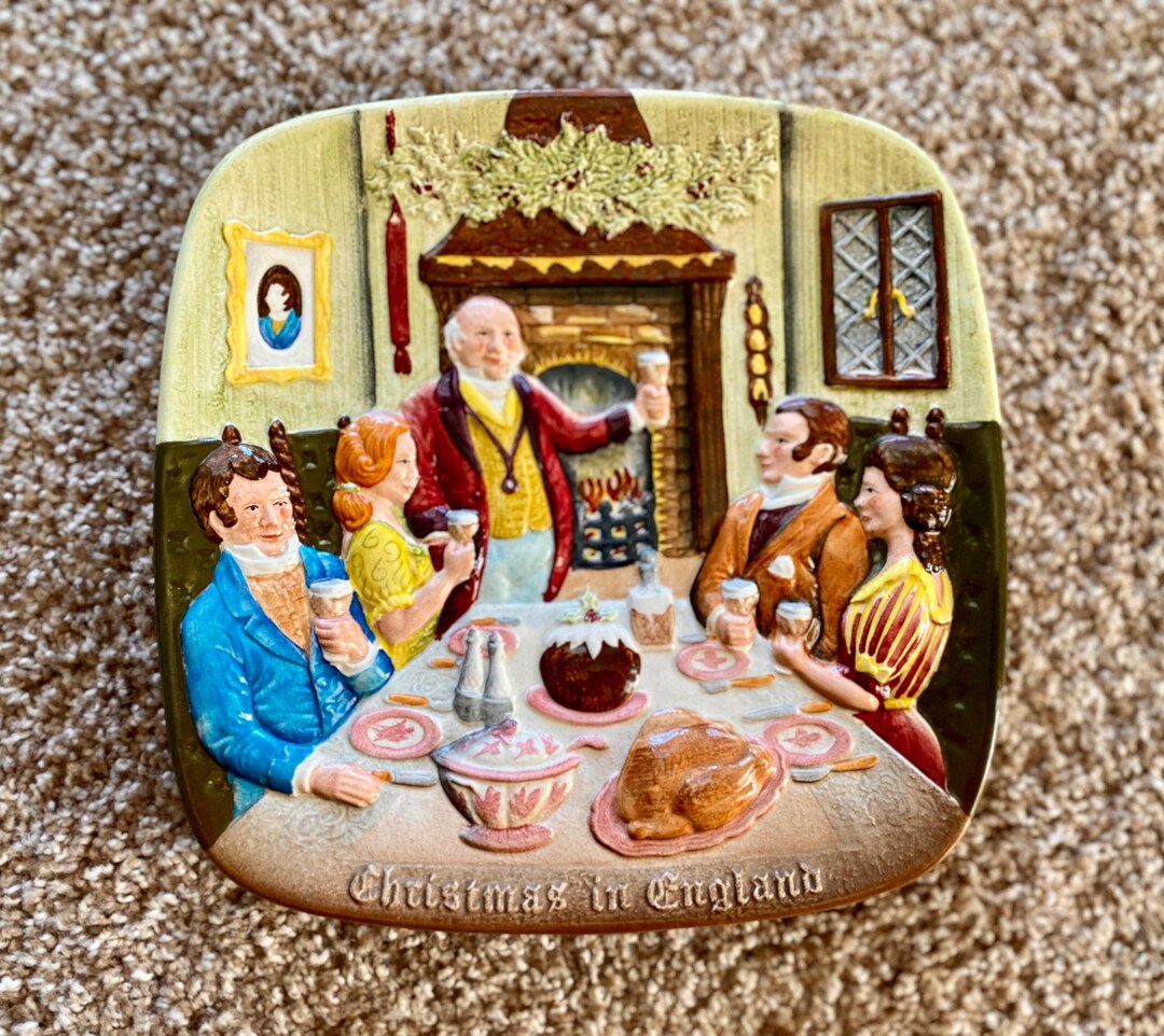 Vintage Beswick Royal Doulton Christmas Plate: 1972 England 1st Edition ...