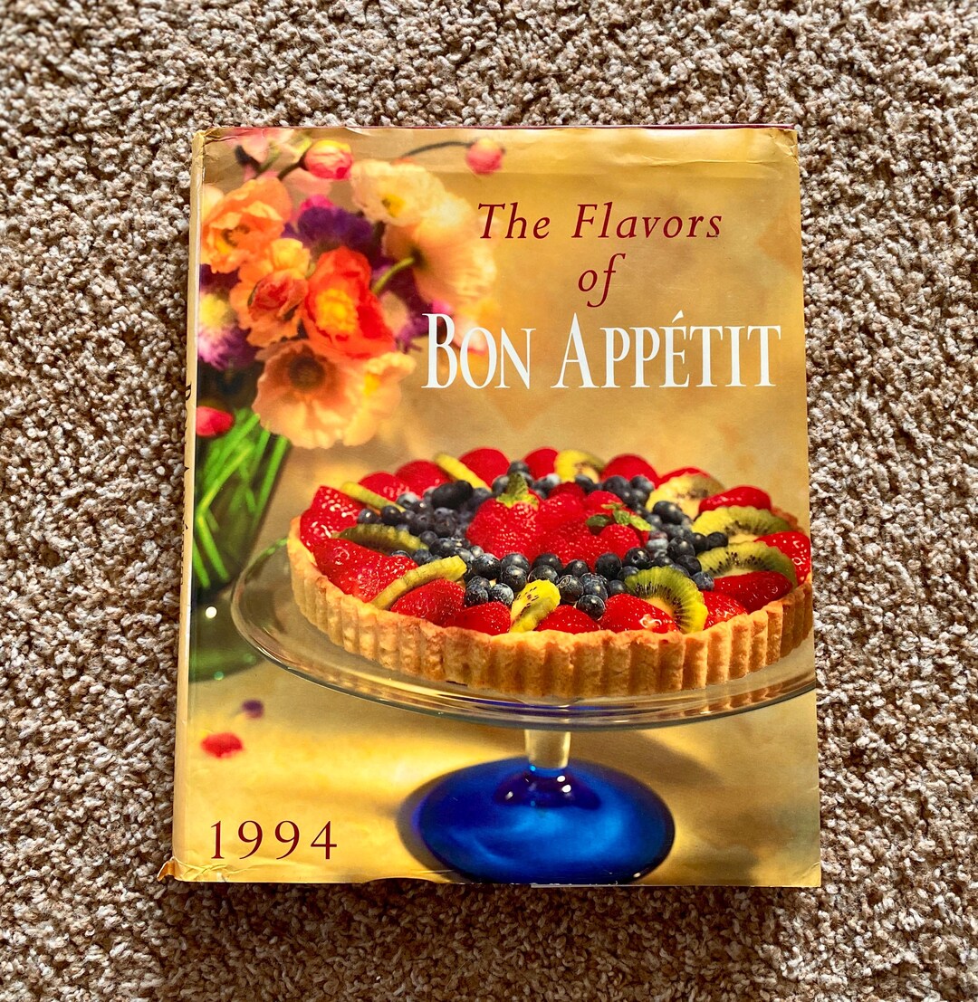 Vintage (1994) the Flavors of Bon Appetit Hardcover Cookbook | Vintage ...