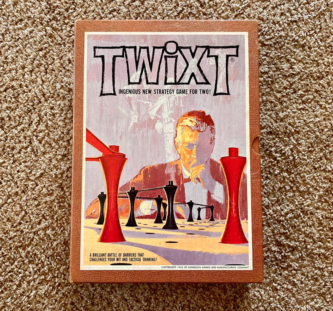 Vintage (1962) "twixt" Strategy Bookshelf Board Game | Game Night ...
