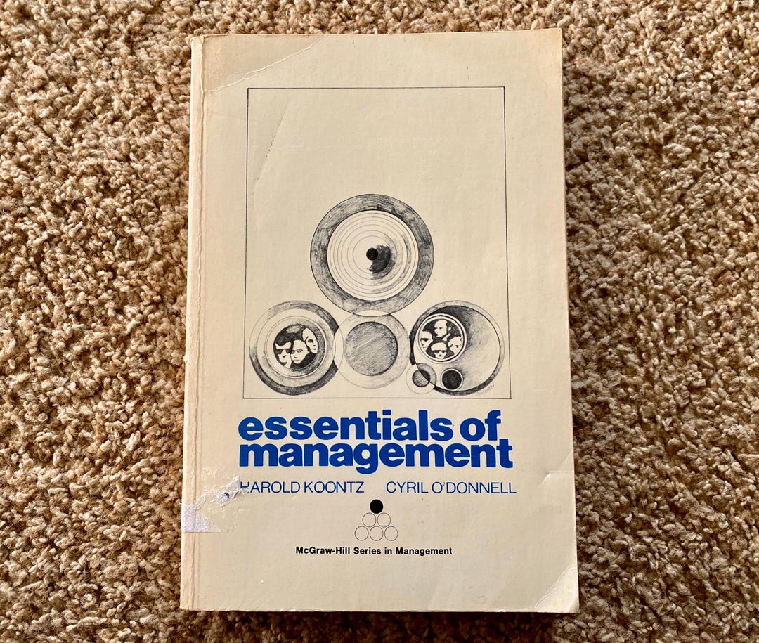 Vintage (1974) "essentials of Management" Soft Cover Book | Vintage ...