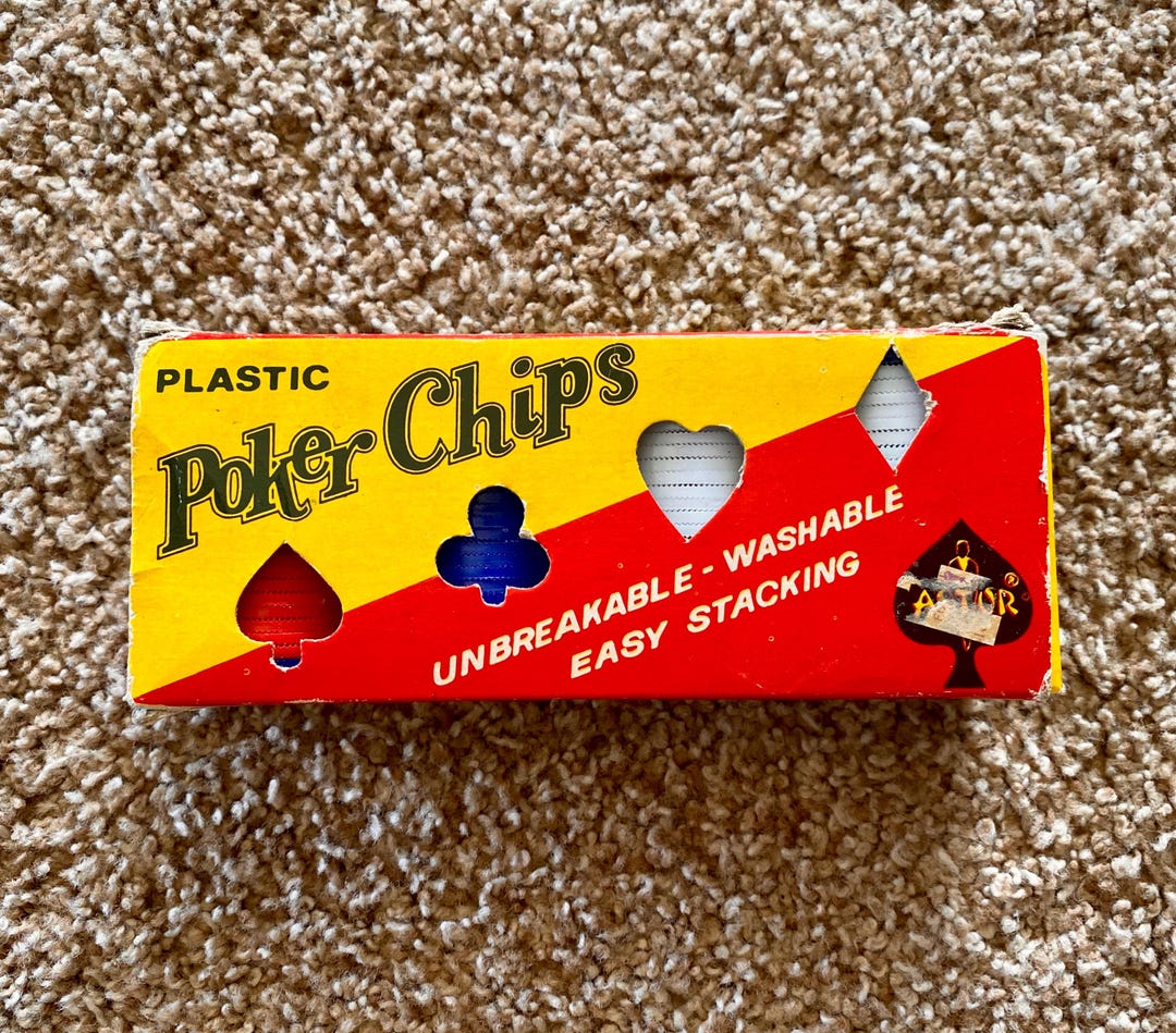 Vintage Astor Poker Chip Set: 1960s Plastic Chips, Complete - Etsy ...