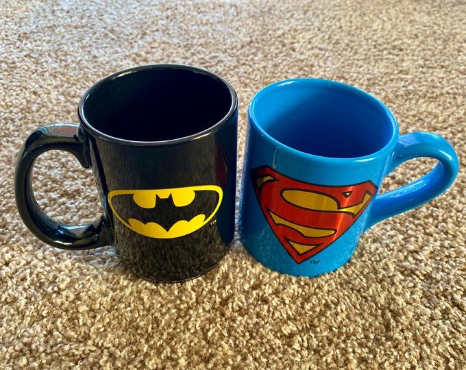 DC Comics Coffee / Tea Mugs | Superman & Batman Mugs | Comic Book ...