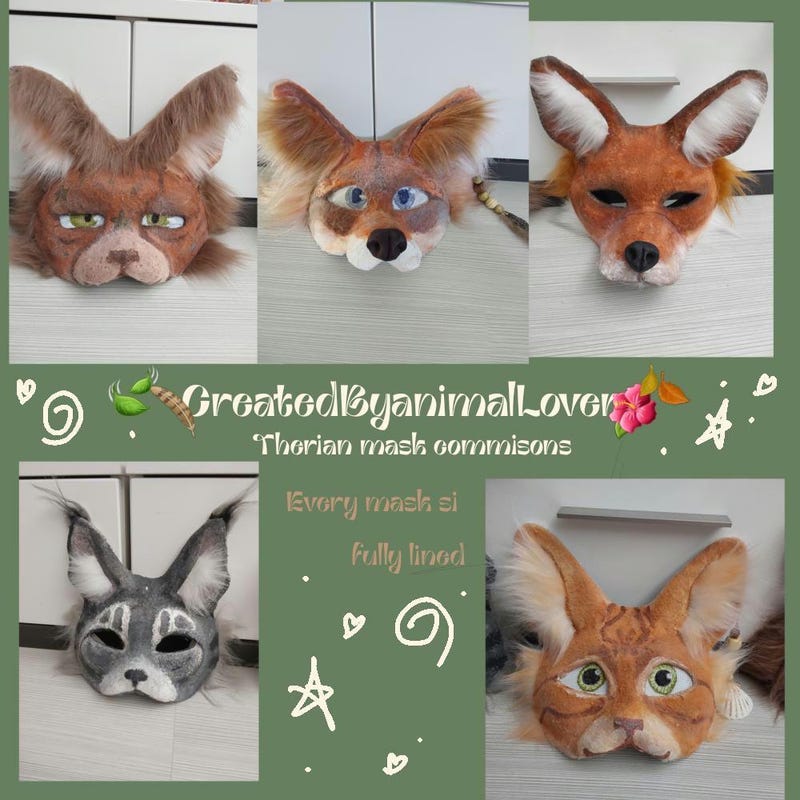 Bobcat Therian Mask - Etsy