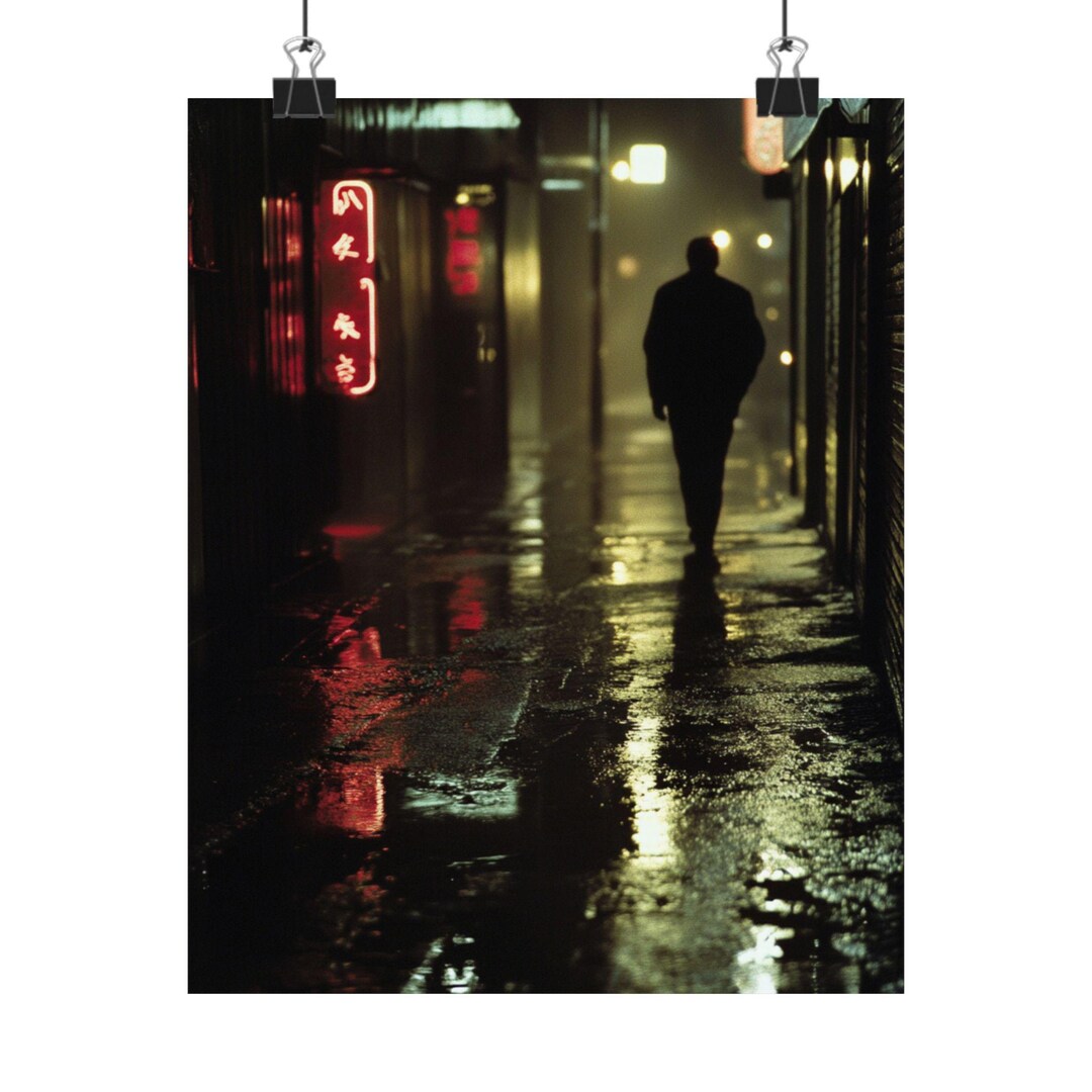Tokyo Night Cityscape Matte Vertical Posters, Urban Art Decor, Japan ...