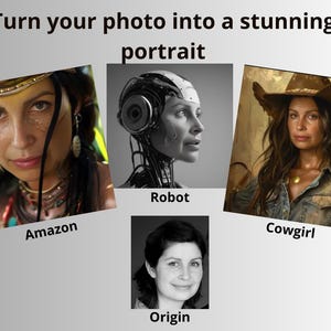 Unique Custom Portraits From Photos. Creating the Dream Image - Etsy