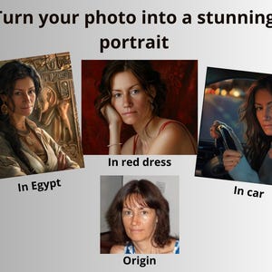 Unique Custom Portraits From Photos. Creating the Dream Image - Etsy