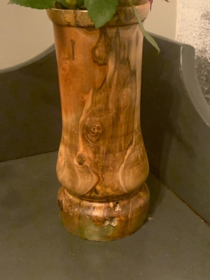 Hand Turned Maple Vase - Etsy