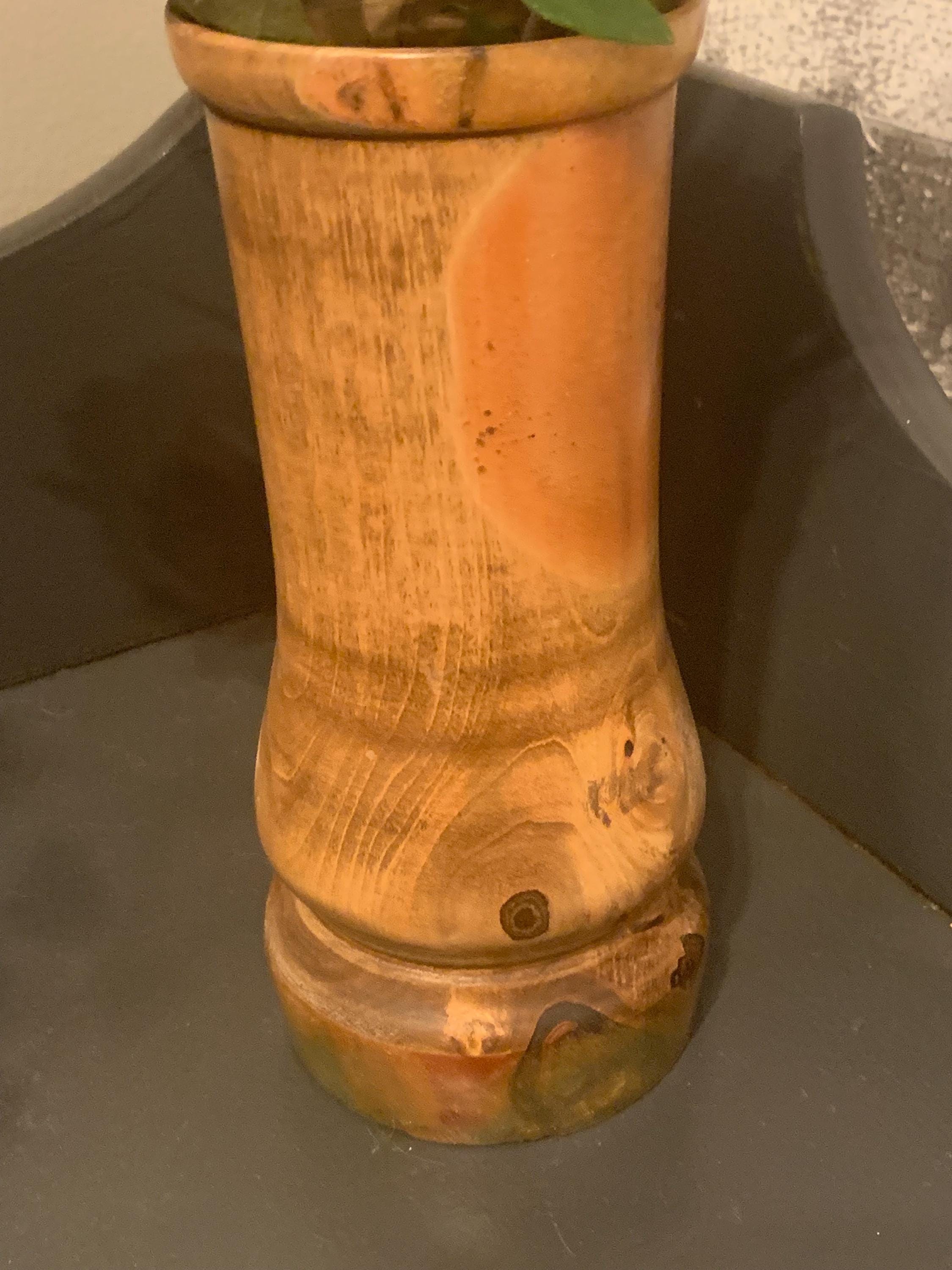 Hand Turned Maple Vase - Etsy
