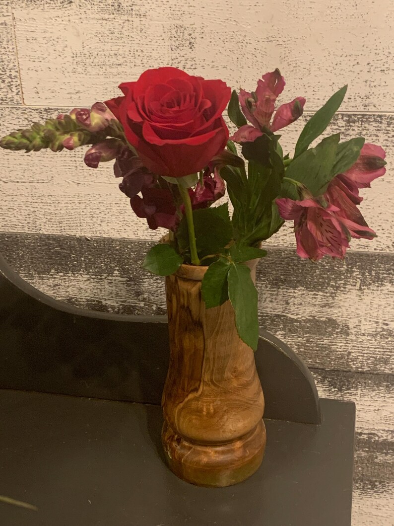 Hand Turned Maple Vase - Etsy