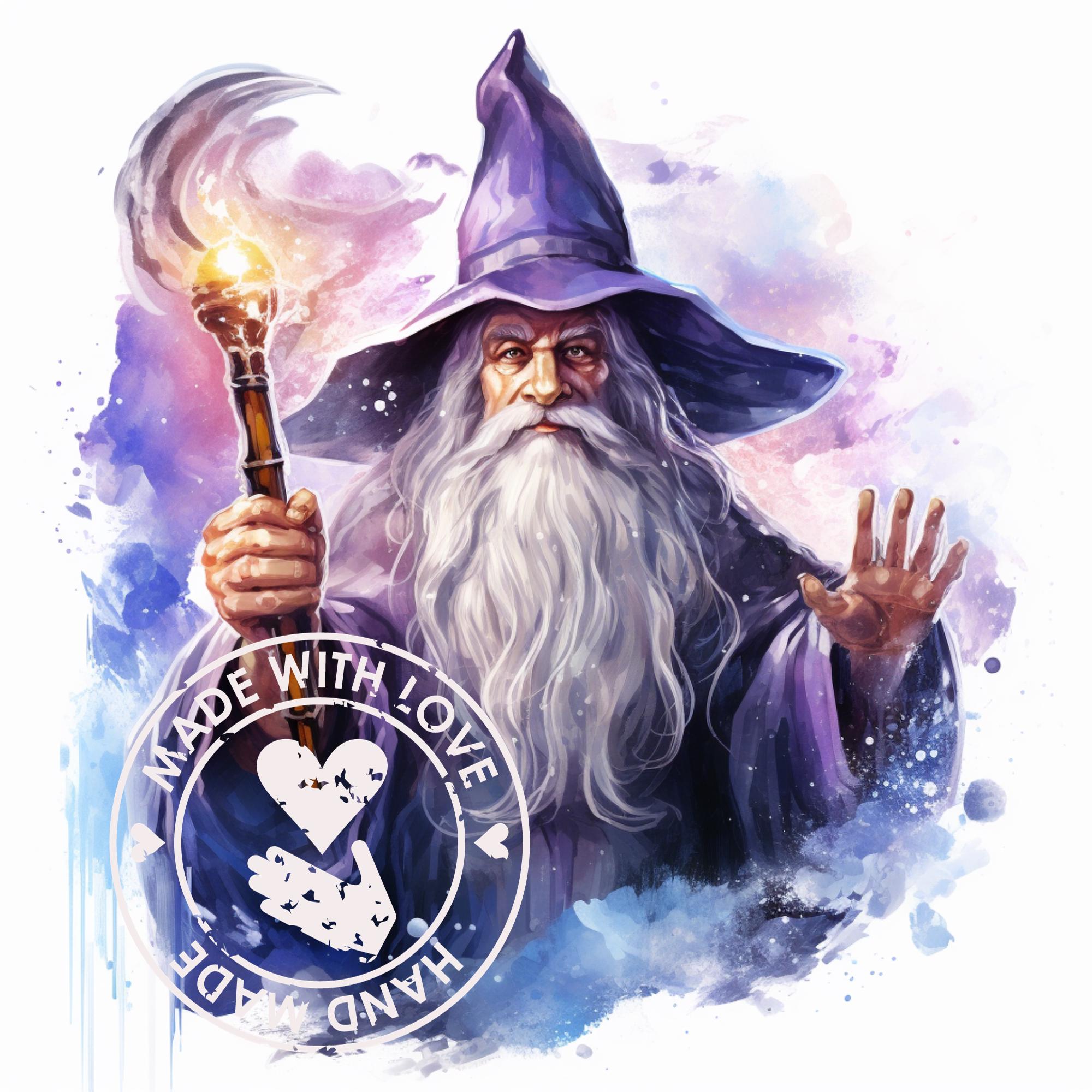 Enchanting Wizard Digital Art Files - Etsy