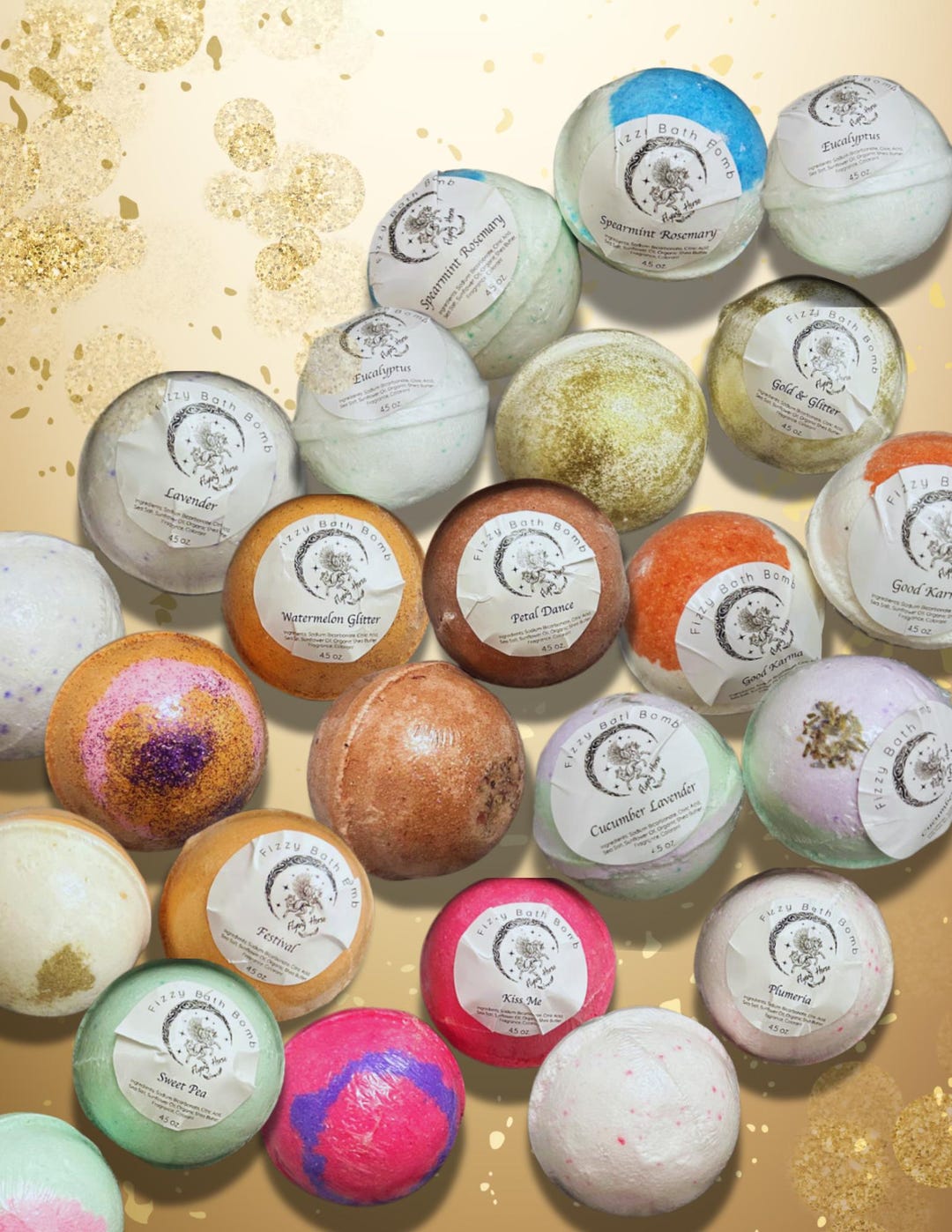 Handmade Bath Bombs - Assorted Scents - Box of 10 - Etsy